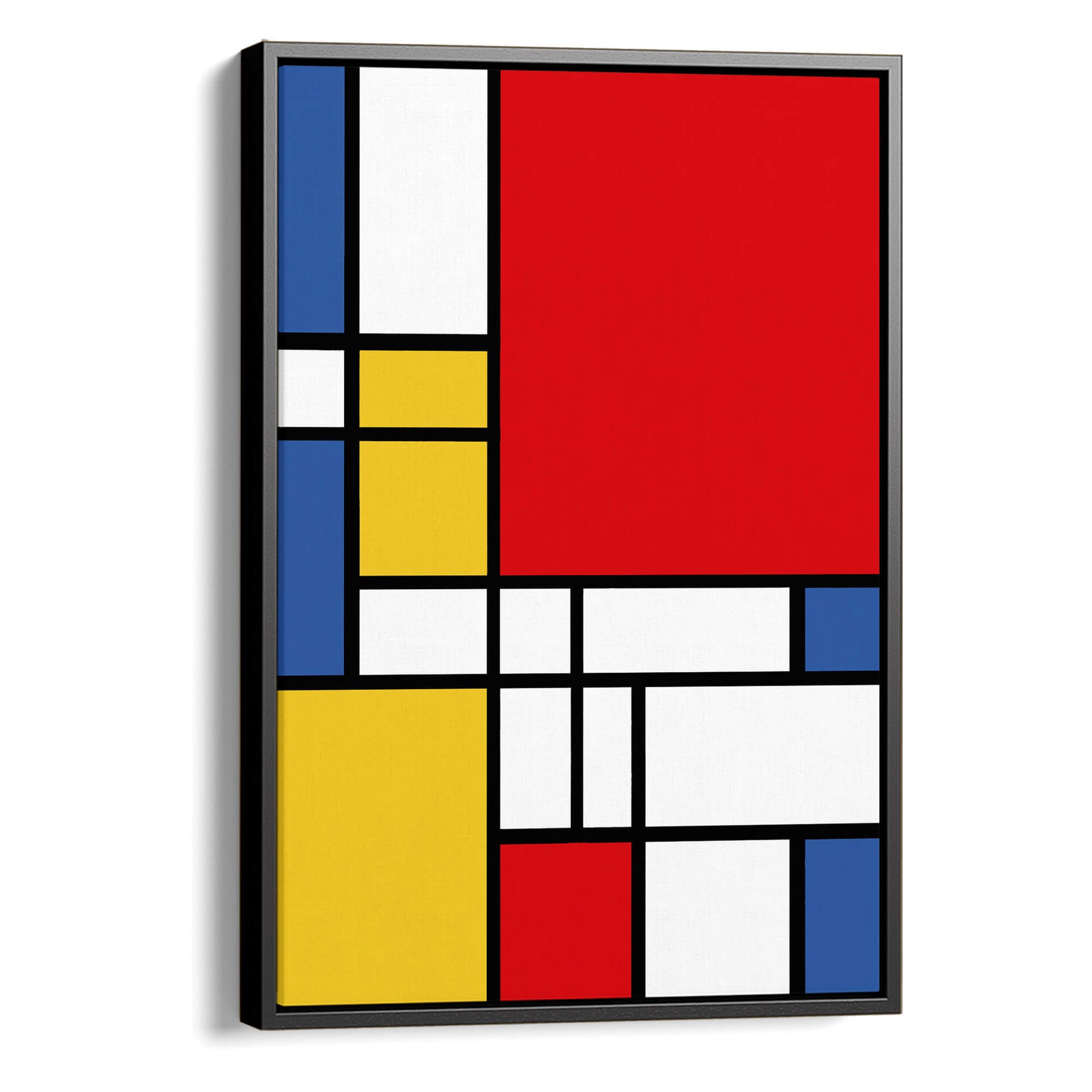Cubism No1 Print | Large Abstract Modern Canvas Wall Art For Home ...
