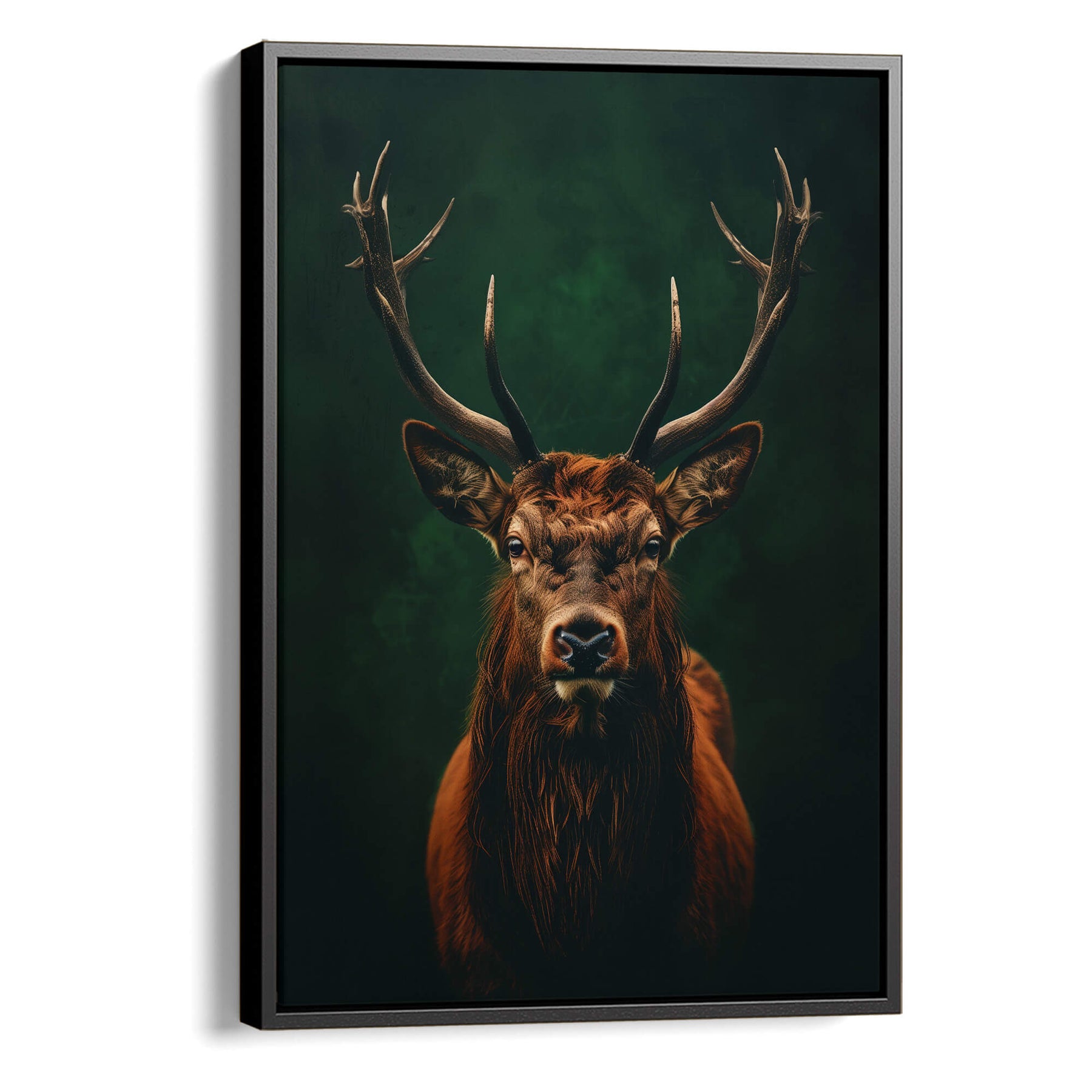 Highland Stag Print | Scottish Highland Stag Vintage Oil Portrait Art ...