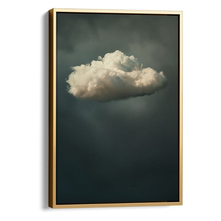 Vintage Cloud Print | Large Canvas Wall Art Print for Bedroom and Home ...