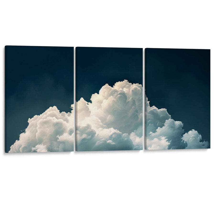 Dreaming Cloud Set of 3 Prints | Large Wall Art for Home and Bedroom – Moncasso